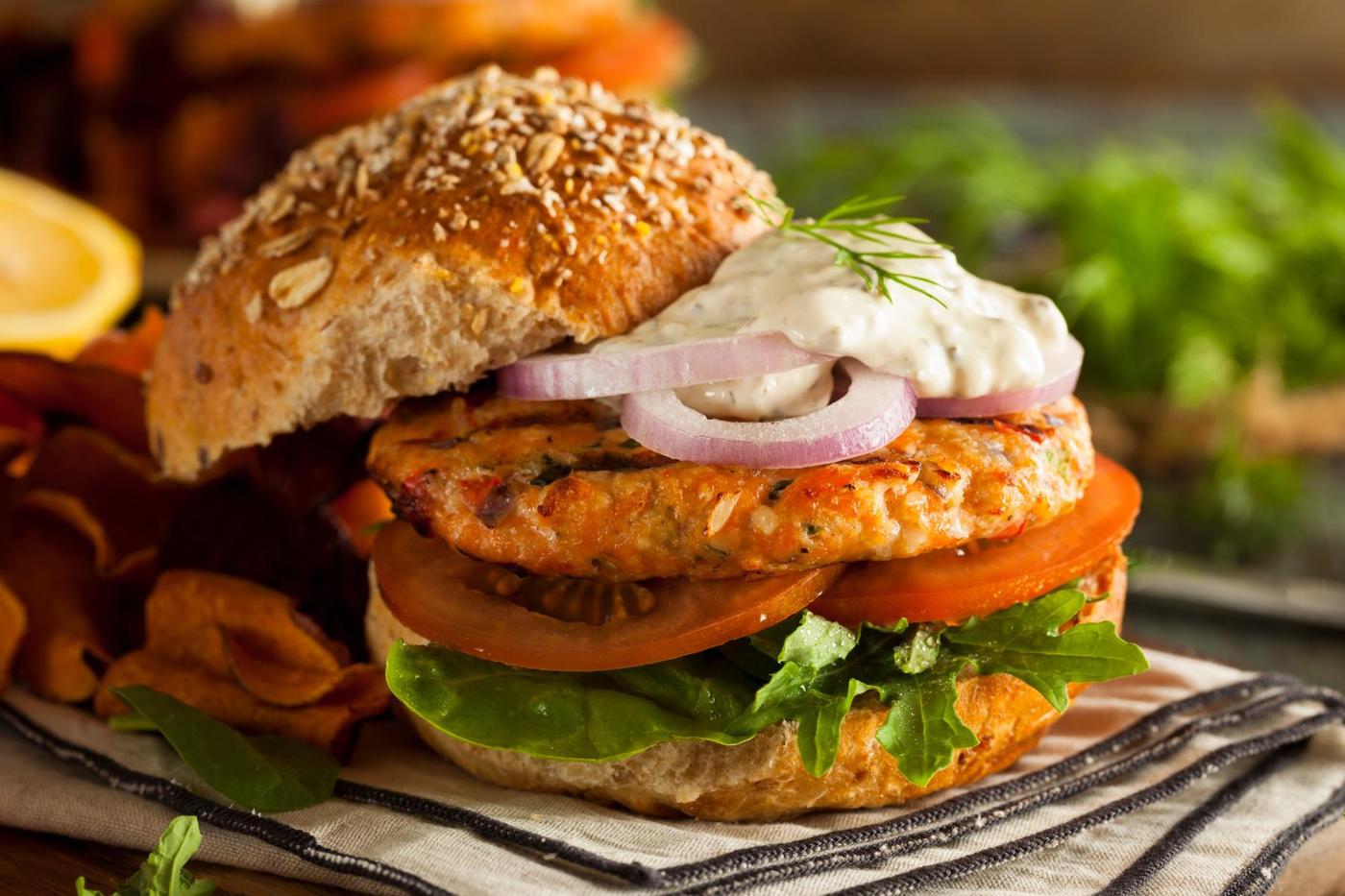Salmon Burgers | Read & Be Well | Canyon Ranch