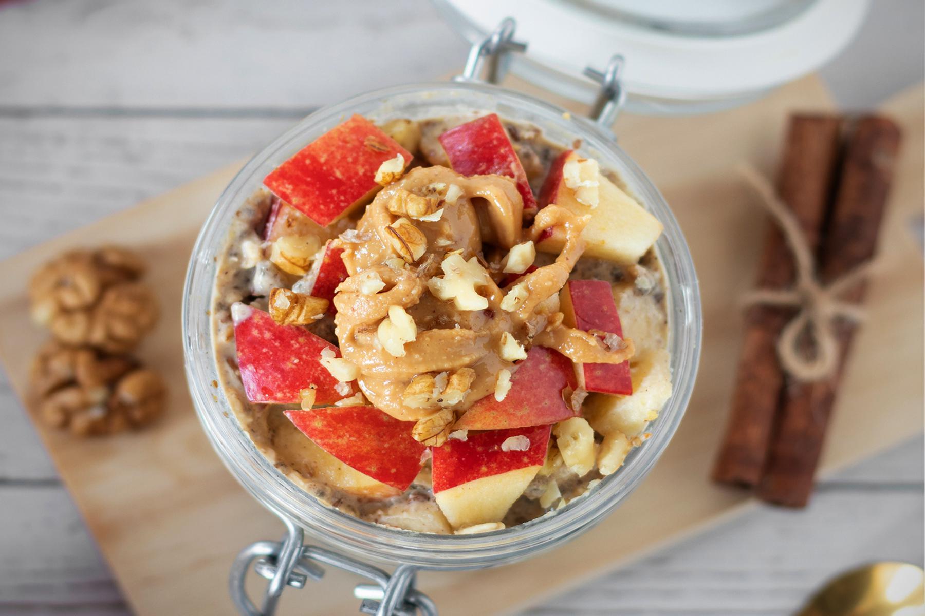 Apple Walnut Overnight Oats | Read & Be Well | Canyon Ranch