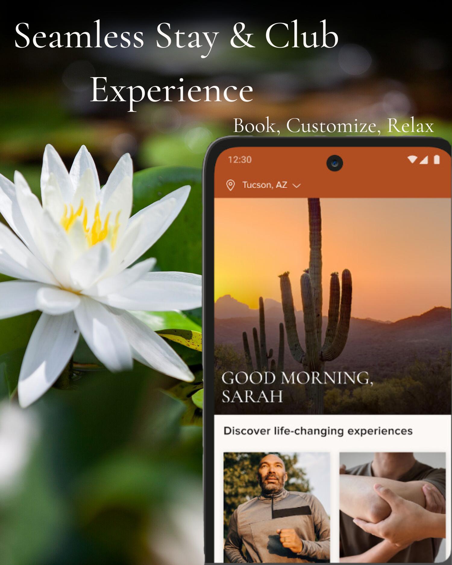 Download the Canyon Ranch app