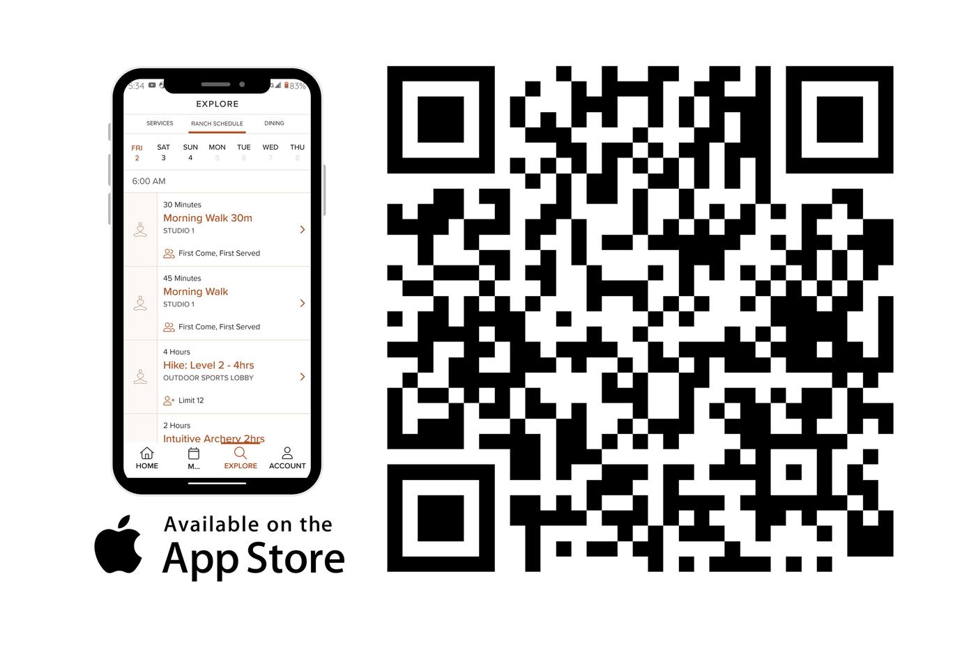 Download the Canyon Ranch app