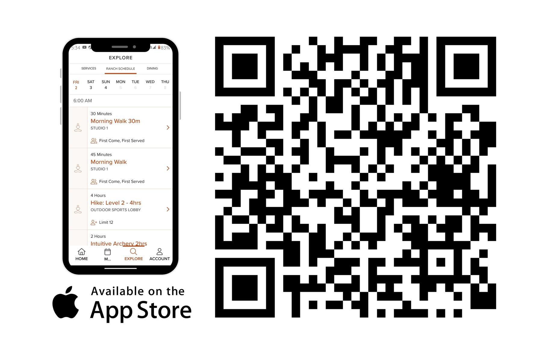 Download the Canyon Ranch app